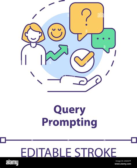 Query Prompting Concept Icon Stock Vector Image And Art Alamy