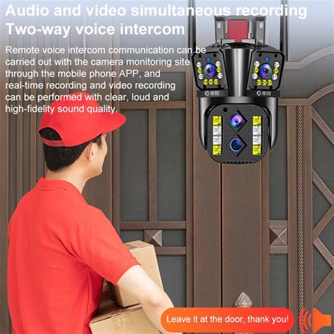 Df 3hbj 8mp Hd Ip66 방수 야외 Wifi Ip 카메라 지원 듀얼 라이트 풀 컬러 플러그 영국 플러그