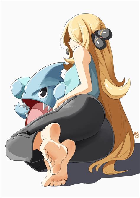 Cynthia And Gible Pokemon And More Drawn By Automatic Giraffe Danbooru