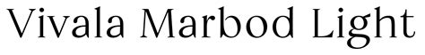 Vivala Marbod Font Webfont And Desktop Myfonts