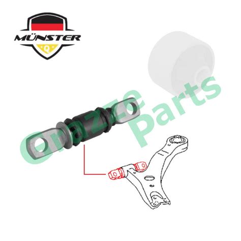 1pc Münster Front Lower Control Arm Bush Long 48654 33050 For Toyota