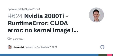 Nvidia Ti RuntimeError CUDA Error No Kernel Image Is Available For Execution On The