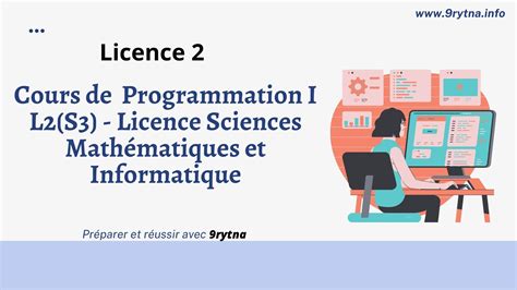 cours de programmation i l2 s3 licence sciences mathématiques et