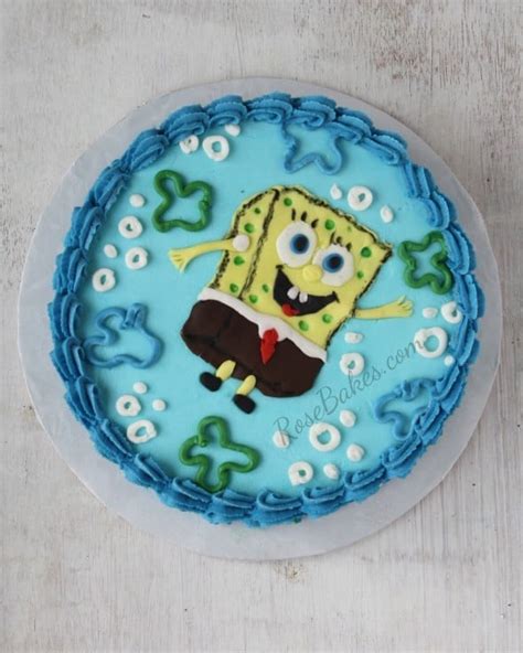 Spongebob Round Cake