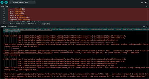 Solved Arduino R4 Wifi Rtclibh Compiler Errors Programming