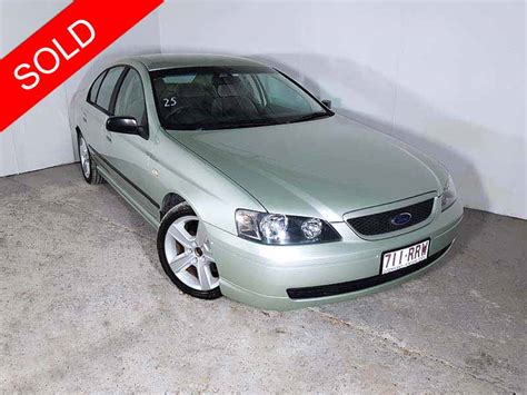 Sold Automatic Ford Falcon Ba Xt Sedan 2003 Green Used Vehicle Sales
