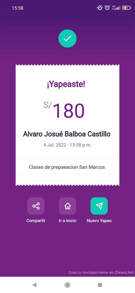 Crea Una Captura Falsa De Pago Yape Modo Claro Fotomontaje Online
