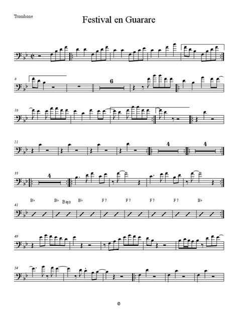 Festival En Guarare Bb Trombone Pdf