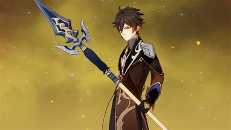 Оружие Чжун Ли в Геншин импакт для разных билдов