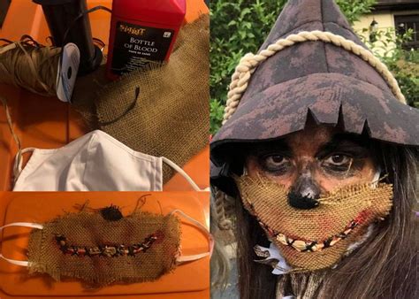 Diy Scarecrow Mask Diy Scarecrow Diy Halloween Costumes Halloween