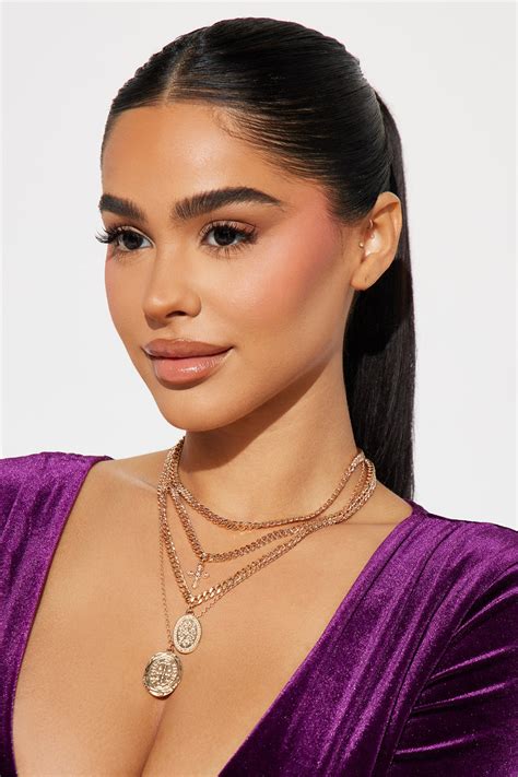 Most Divine Necklace Gold Fashion Nova Jewelry Fashion Nova