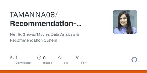 GitHub TAMANNA Recommendation System Using Python And Tableau Netflix Shows Movies Data