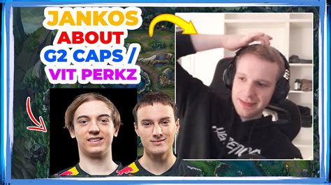 Jankos About G2 Caps And Vit Perkz Best Western Players 👀 Youtube