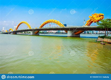Ponte Do Drag O De Danang Em Vietname Imagem De Stock Imagem De Arquitetura Marco