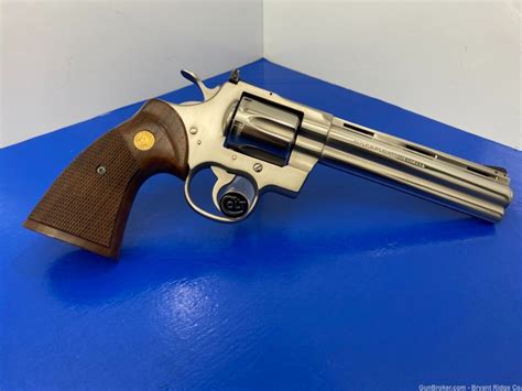 Sold 1979 Colt Python 357mag 6 Colt Electroless Nickel Texas