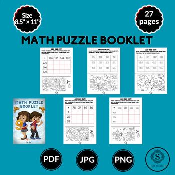 MATH PUZZLES ADD SUBTRACT MULTIPLY DIVIDE AND CUT By Sou Create