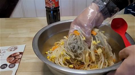 대게 간장소스 잡채만들기 리뷰 허니아씨 Soy Sauce Youtube