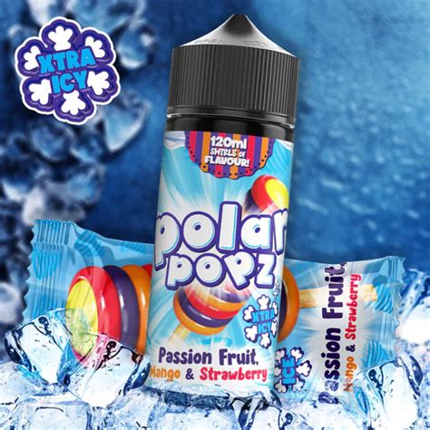 Polar Popz Passion Fruit Mango And Strawberry Xtra Icy 2mg 120ml Quit It