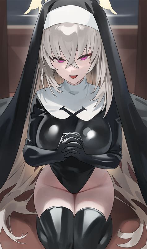 Sakurako And Justina Follower Blue Archive Drawn By Hood James X