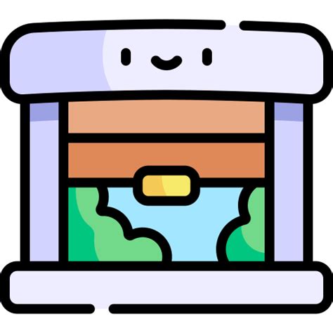 Window Kawaii Lineal Color Icon