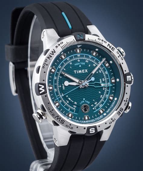 Timex Tw2w24200 Expedition North Tide Temp Compass Watch •