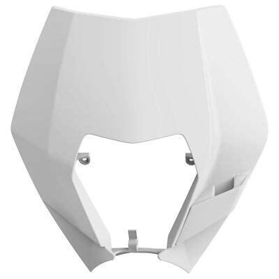 Polisport Headlight Mask White 8666700002 Ebay
