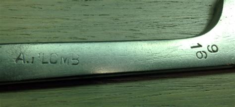 Carchaeology A Alphonse Plomb Wrench