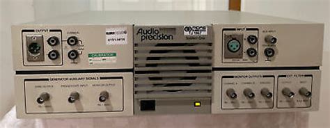 Audio Precision System One A Version Audio Analyzer