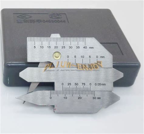 Hjc45 Welding Gauge Weld Bead Height Welding Seam Gap Ruler Gage Dual