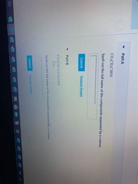Solved Part A CH CH CEN Spell Out The Full Name Of The Chegg
