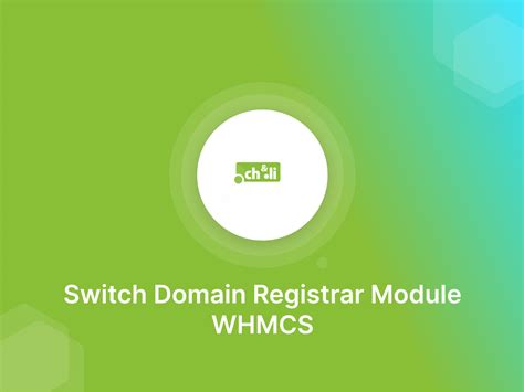 Switch Epp Domain Registration Whmcs Module 30 Off