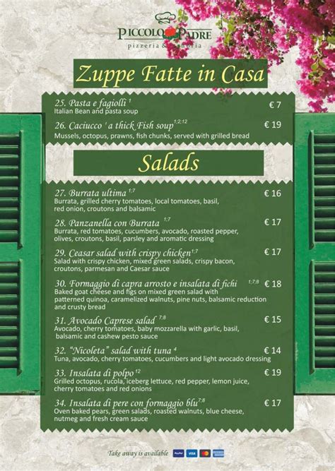 Piccolo Padre Pizzeria And Trattoria