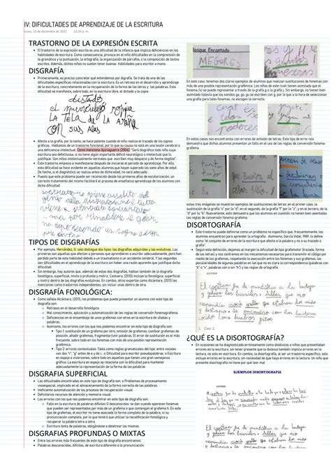 SOLUTION Dificultades De Aprendizaje De La Escritura Trastonos De La