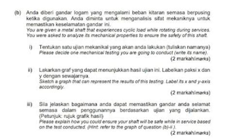 Solved Soalan 1 Question 1 Sila Jawab Soalan Soalan Di Bawah Chegg Com