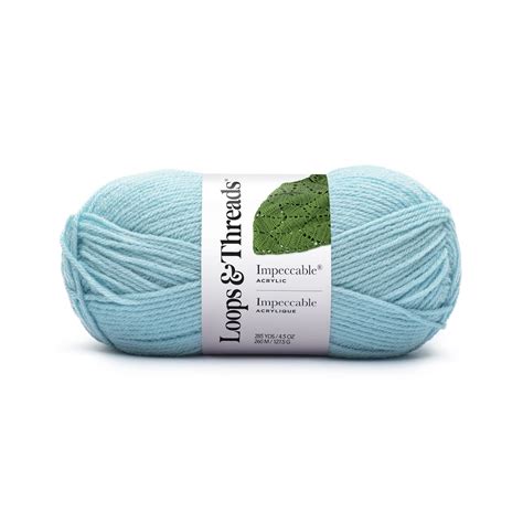 Impeccable® Solid Yarn By Loops And Threads® Color Glacier Michaels