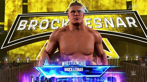 Brock Lesnar 01 Entrance WWE 2K23 YouTube