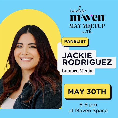 Meet One Of Our May Meetup Marketing Mavens Jackie R Founder Of Lumbre Media Jackie Is A