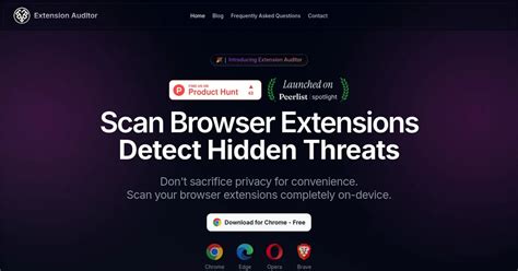 Browser Extension Security Auditor Privacy And Risk Analysis