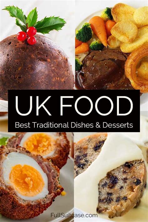 Traditional British Food Menu