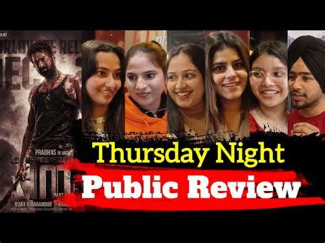 Salaar Public Review Salaar Movie Review Salaar Public Talk Salaar