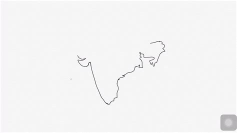 How To Draw The Map Of India Freehand Youtube