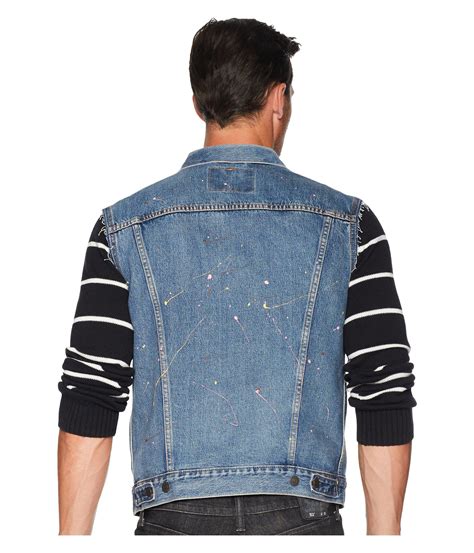 Levis Trucker Vest Vest Trucker Mens Levi Zappos Levis Venzero
