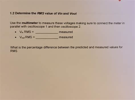 solved 1 examine input and output voltages for a simple