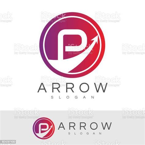 화살표 초기 편지 P 아이콘 디자인 로고에 대한 스톡 벡터 아트 및 기타 이미지 로고 정사각형 구성 화살표 Istock
