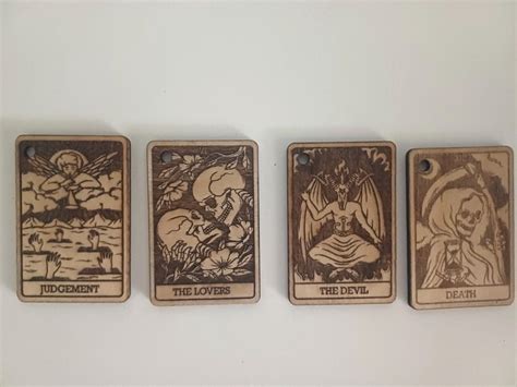 Tarot Major Arcana Keyrings Witchcraft Spirituality Etsy