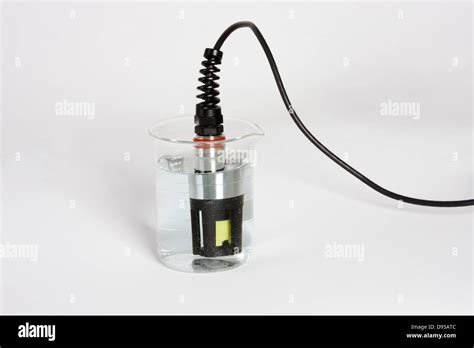 A Disolved Oxygen Meter Test On A Sample Of Stormwater In A Beaker