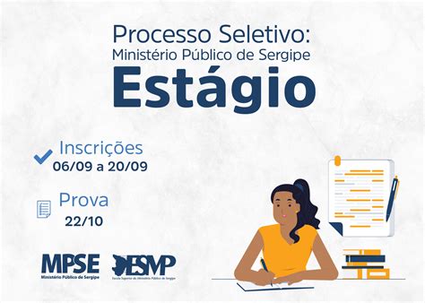 MPSE abre inscrições para processo seletivo de estagiários de nível superior Ministério