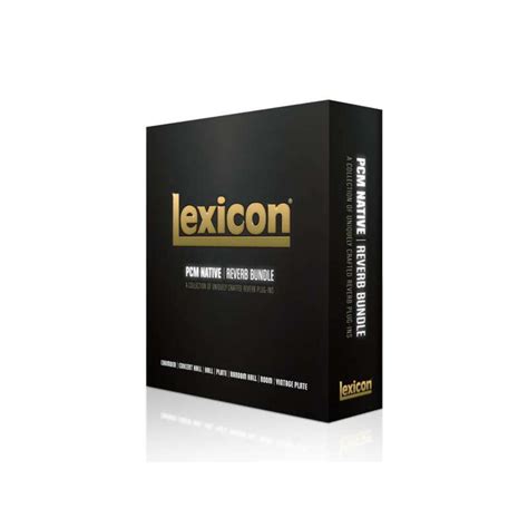 Lexicon Pcm Native Reverb Plug In Bundle Rspe Audio Solutions