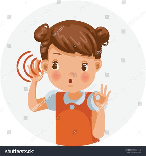 Cartoon Ears Listening Listening Ear Cartoon Vector Images Over