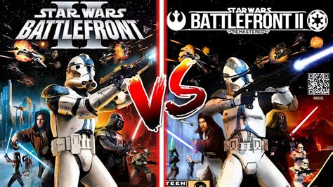 Star Wars Battlefront 2 Remastered Mod Vs Battlefront 2 Classic